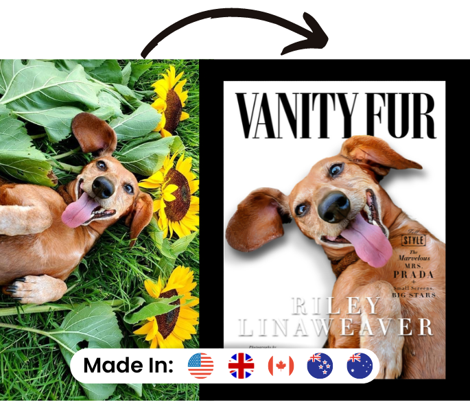 Vanity Fur – Posing Pig